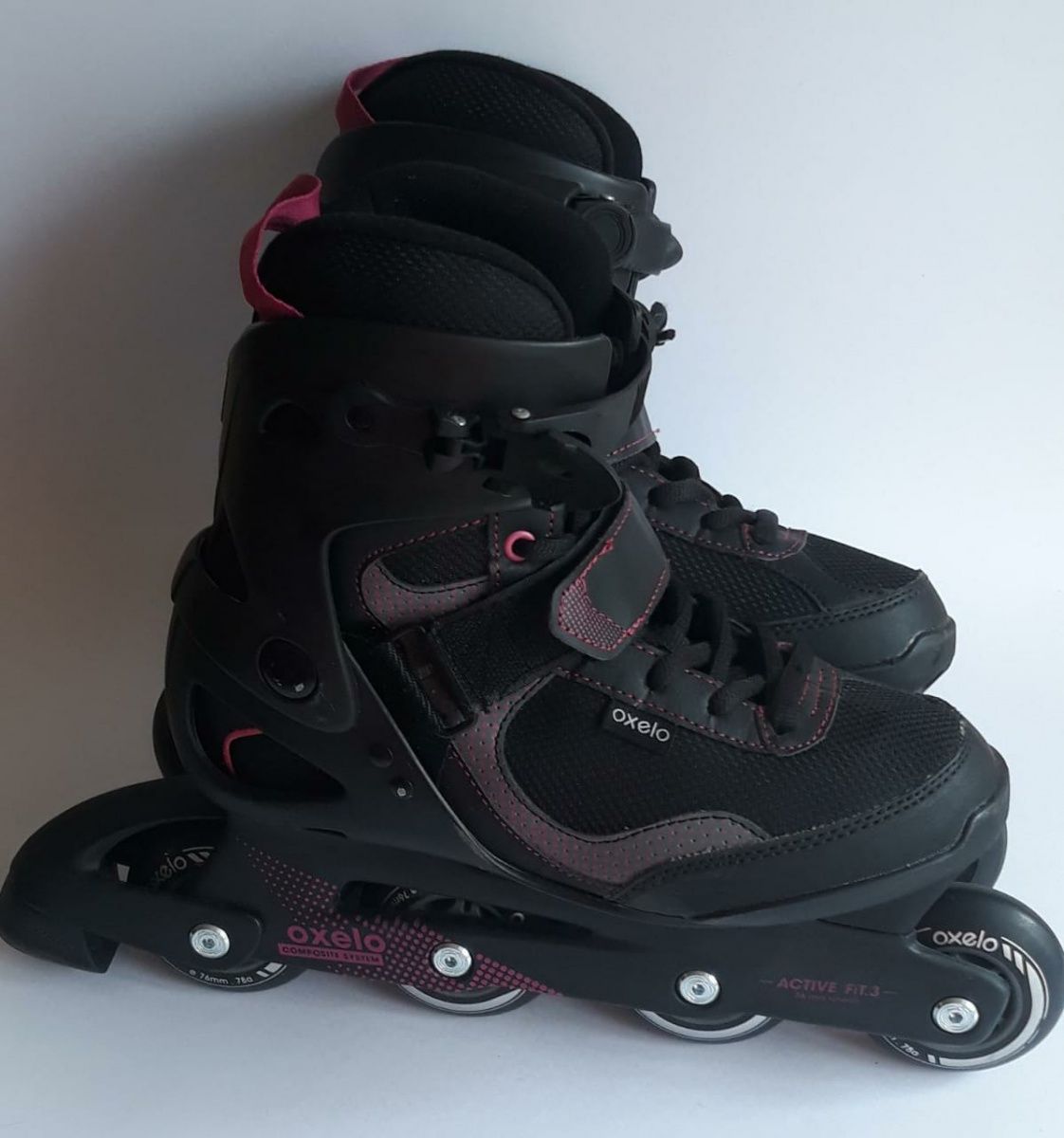 Patins Inline Oxelo Active Fit 3 (lindo) | Brinquedo Oxelo Usado ...