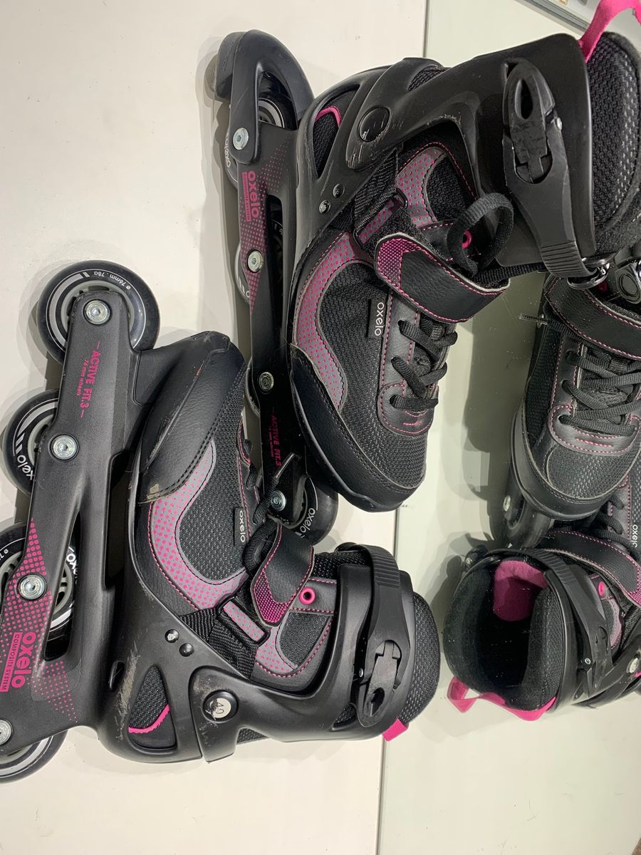 Patins Inline Oxelo - Active Fit 3 | Moda Esportiva Feminina Oxelo ...