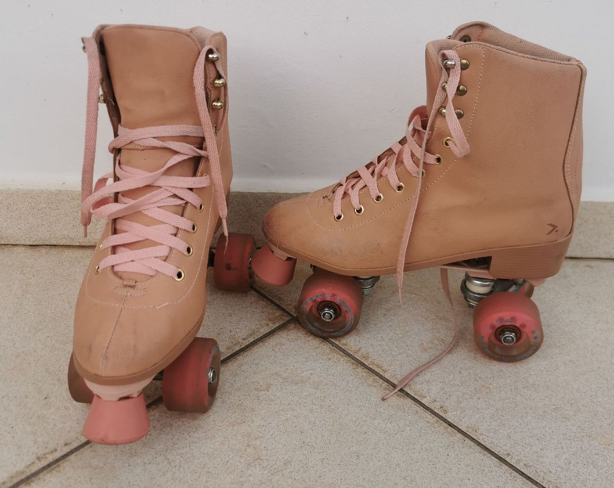 Patins Quad Oxer Salmão | Item p/ Esporte e Outdoor Oxer Usado 53818194 ...