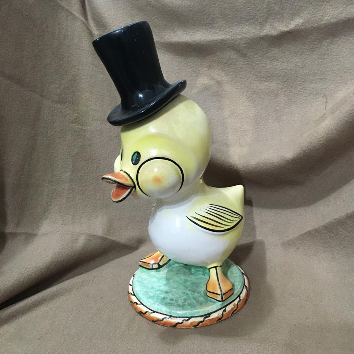 Pato com Cartola, Art Deco, Cerâmica | Item de Decoração Usado 81113967 ...