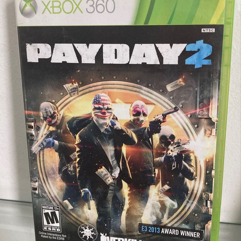 Payday 2 Xbox 360 Original Jogo de Videogame Xbox Usado 91376268 enjoei