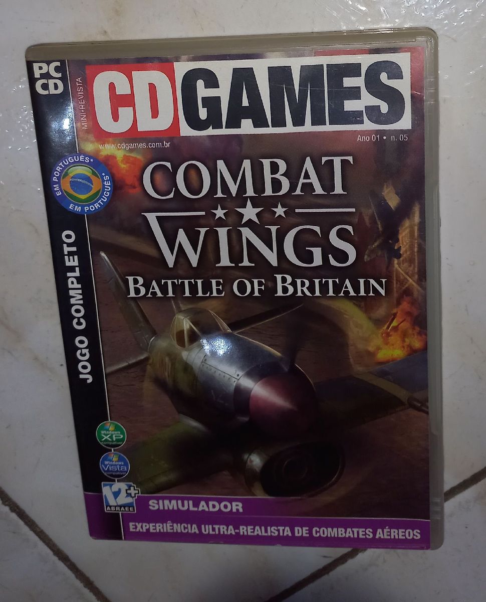 Pc Cd Games Combat Wings Battle Of Britain | Livro Usado 79532216 | enjoei