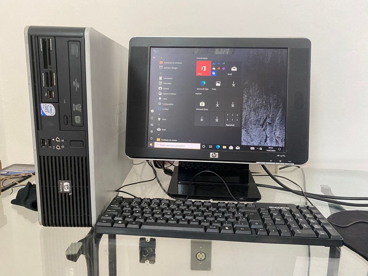 Pc Hp Complete | Computador Desktop Hp Usado 98115450 | enjoei