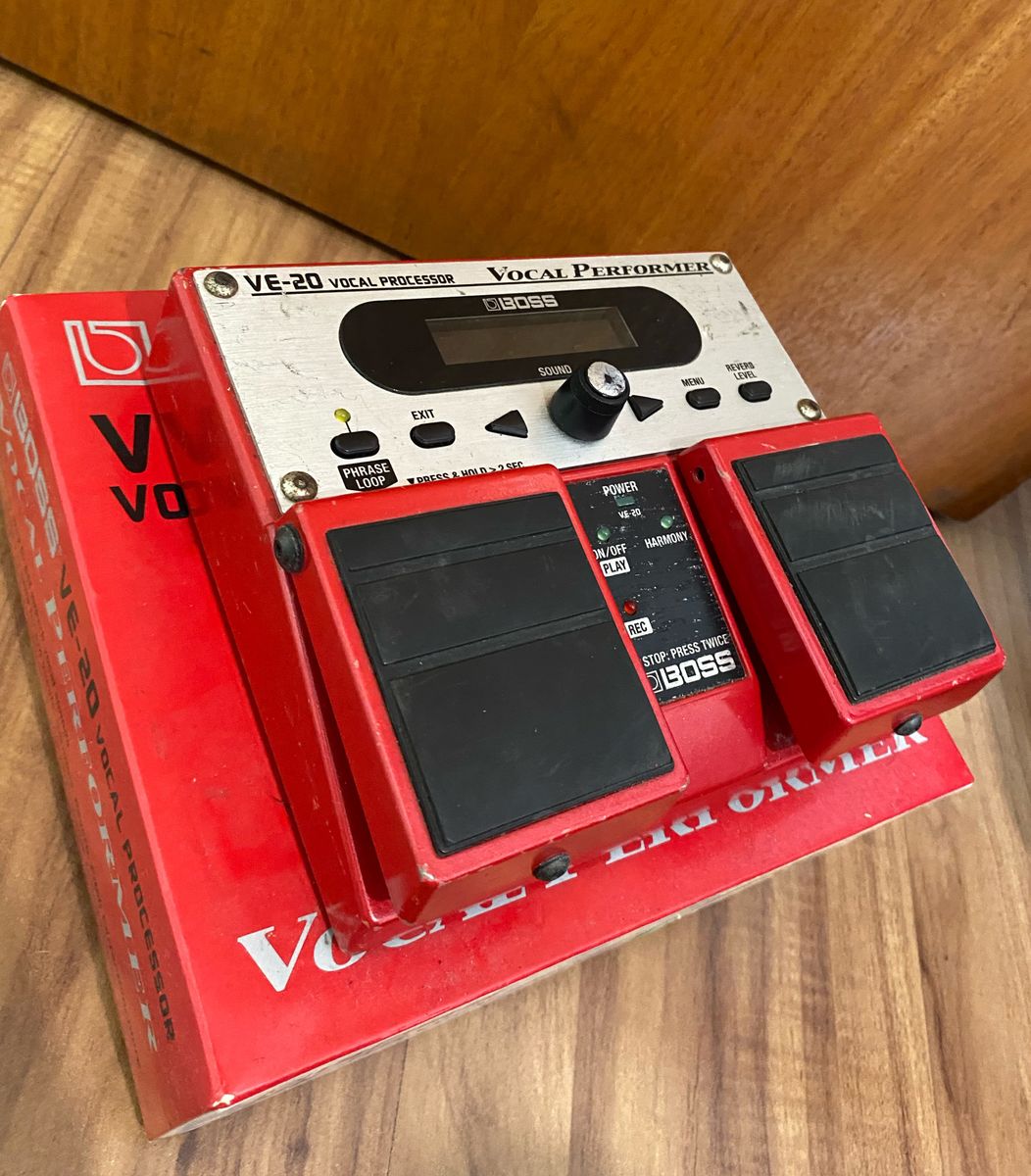 Pedal Ve-20 Boss Original + Fonte Original | Item de Música Boss Usado ...