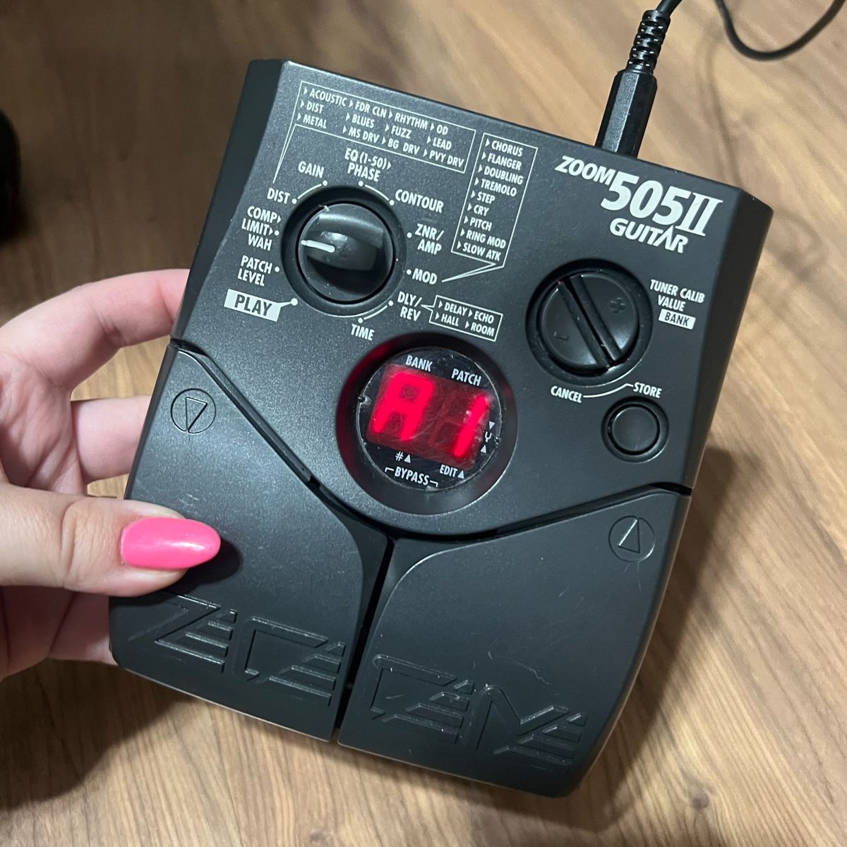Pedaleira Zoom 505 Ii Guitarra com Fonte Excelente Estado | Item Info ...