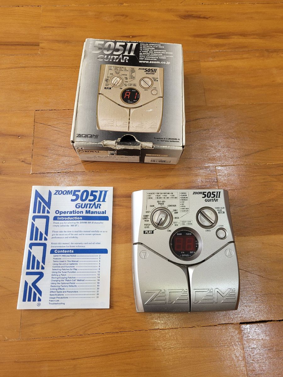 Pedaleira Zoom 505 Ii | Item de Música Zoom Usado 69818756 | enjoei