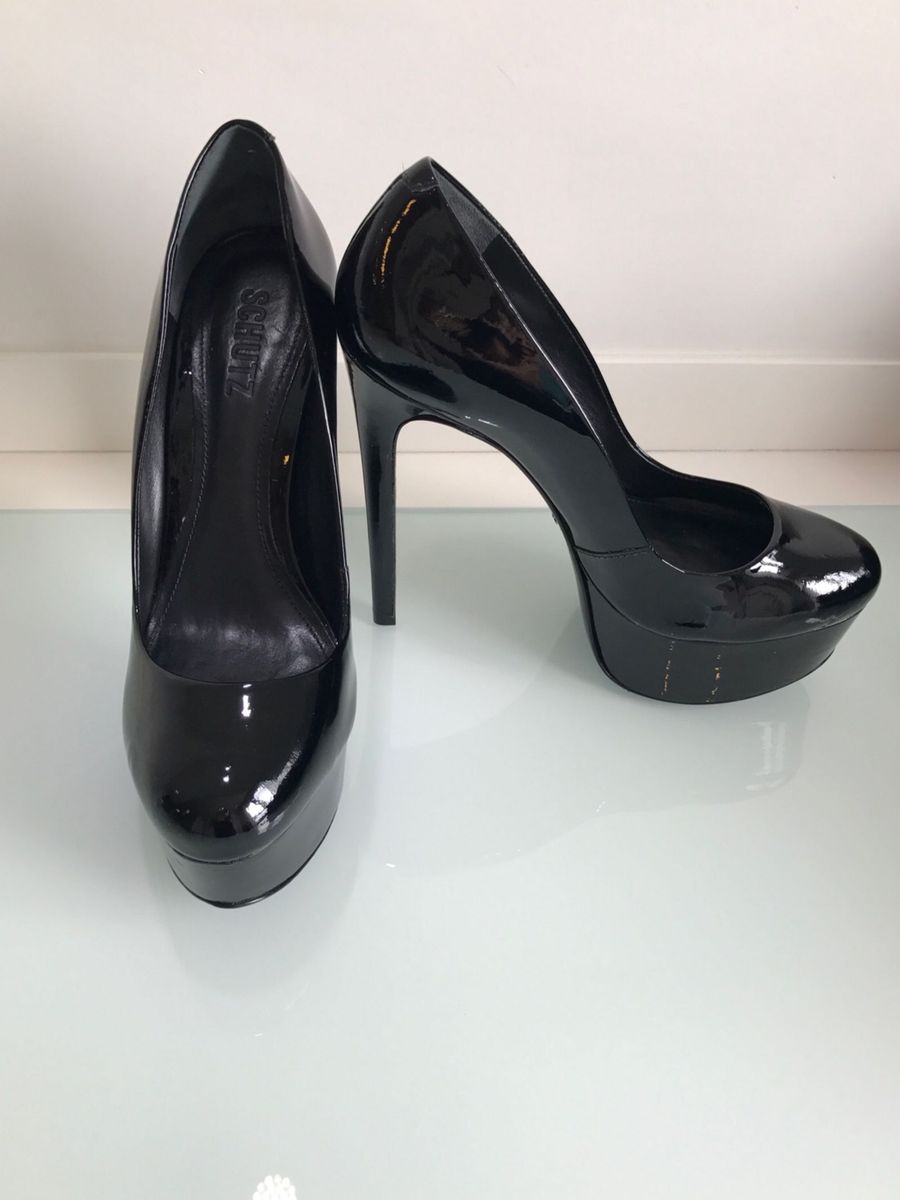 Peep Tome Preto Schulz Novo | Sapato Feminino Schultz Nunca Usado ...