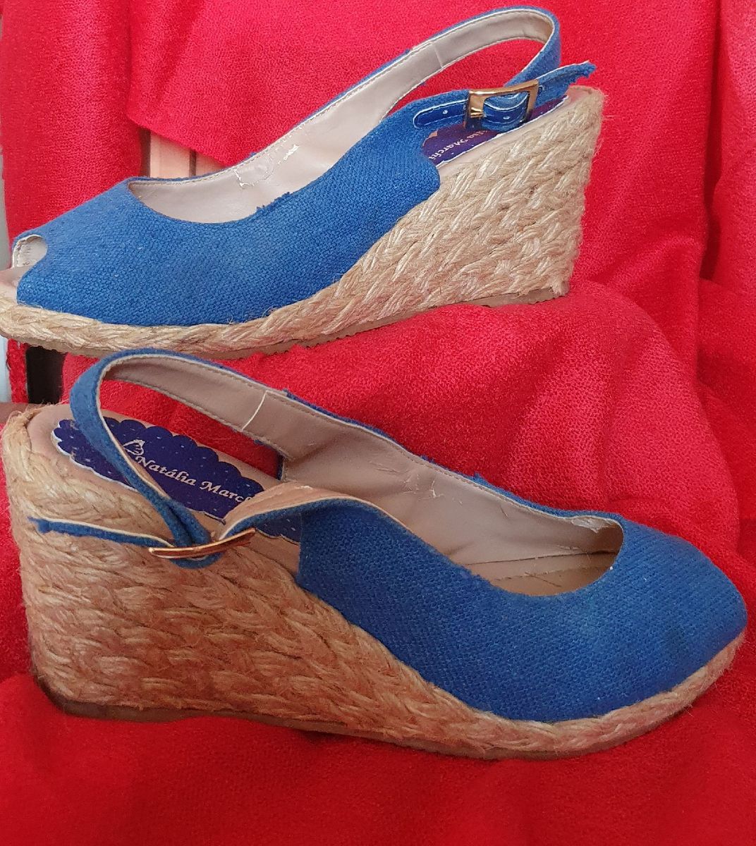 Peep Too Anabela | Sandália Feminina Natália Marchi Usado 43081091 | enjoei