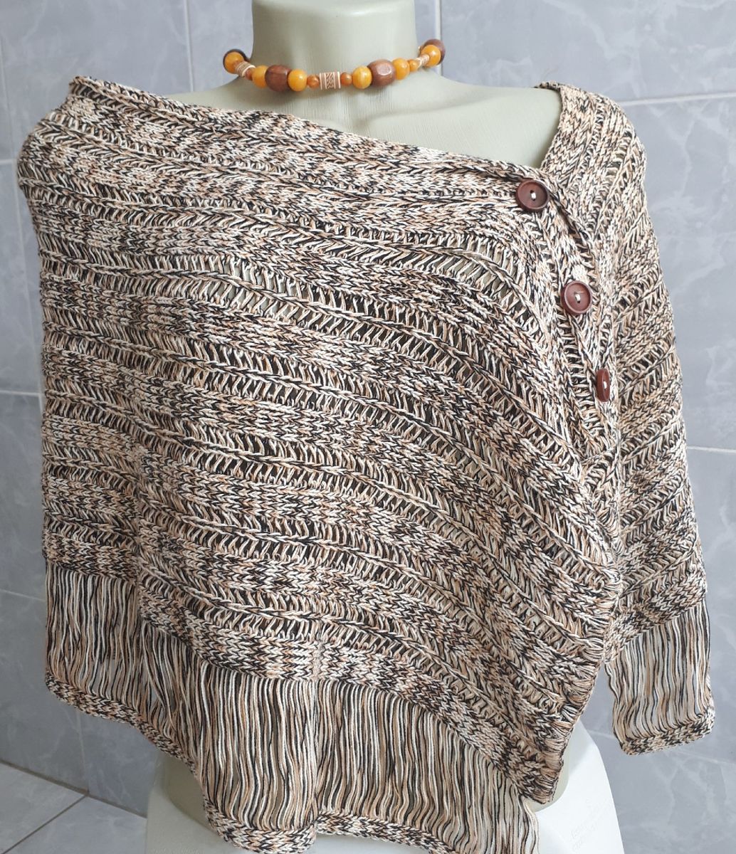 Pelerine Moderno | Casaco Feminino Usado 35091394 | enjoei