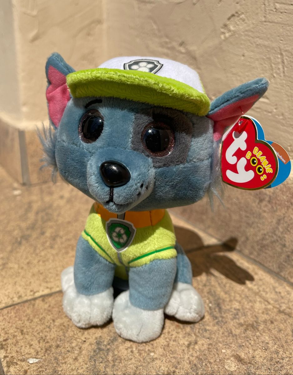 Pelúcia Bramir Boss Ty Rock Patrulha Canina | Pelúcia Ty Nunca Usado ...