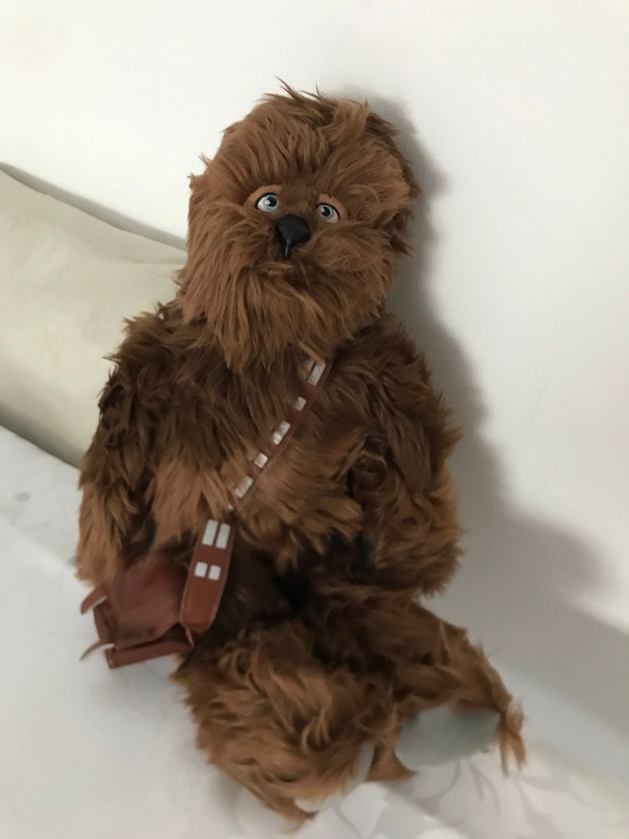Pelúcia Chewbacca Star Wars Nova Original Disney | Pelúcia Disney Nunca ...