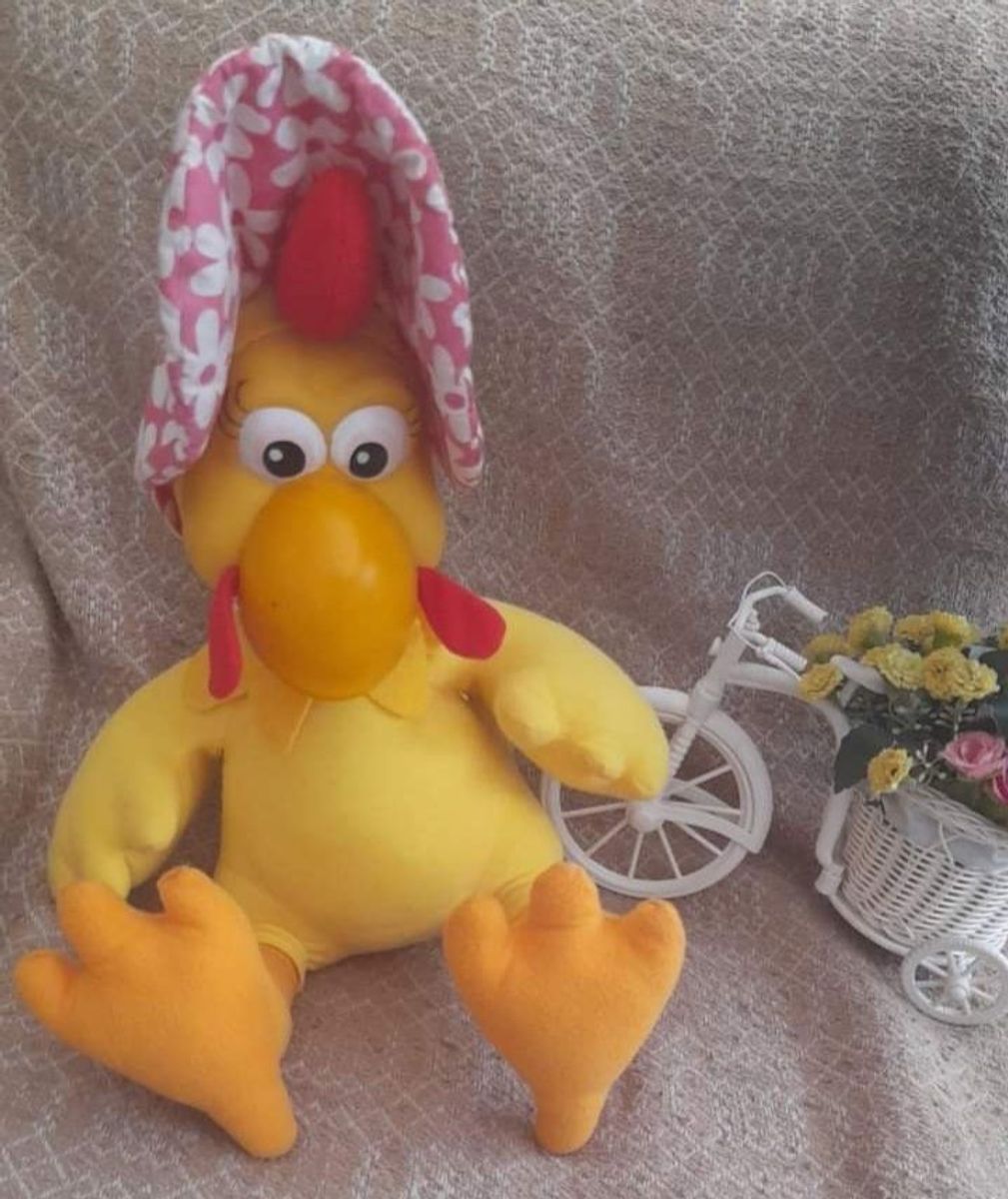 Pelúcia Galinha Lola Turma do Cocoricó Original Multibrink Conforme ...
