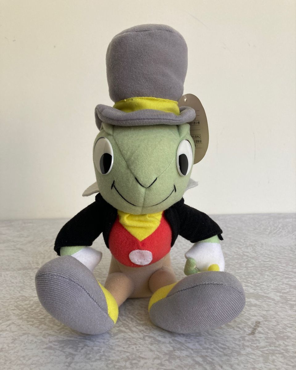 Pelúcia Grilo Falante Pinocchio Disney | Pelúcia Disney Usado 80257757 ...