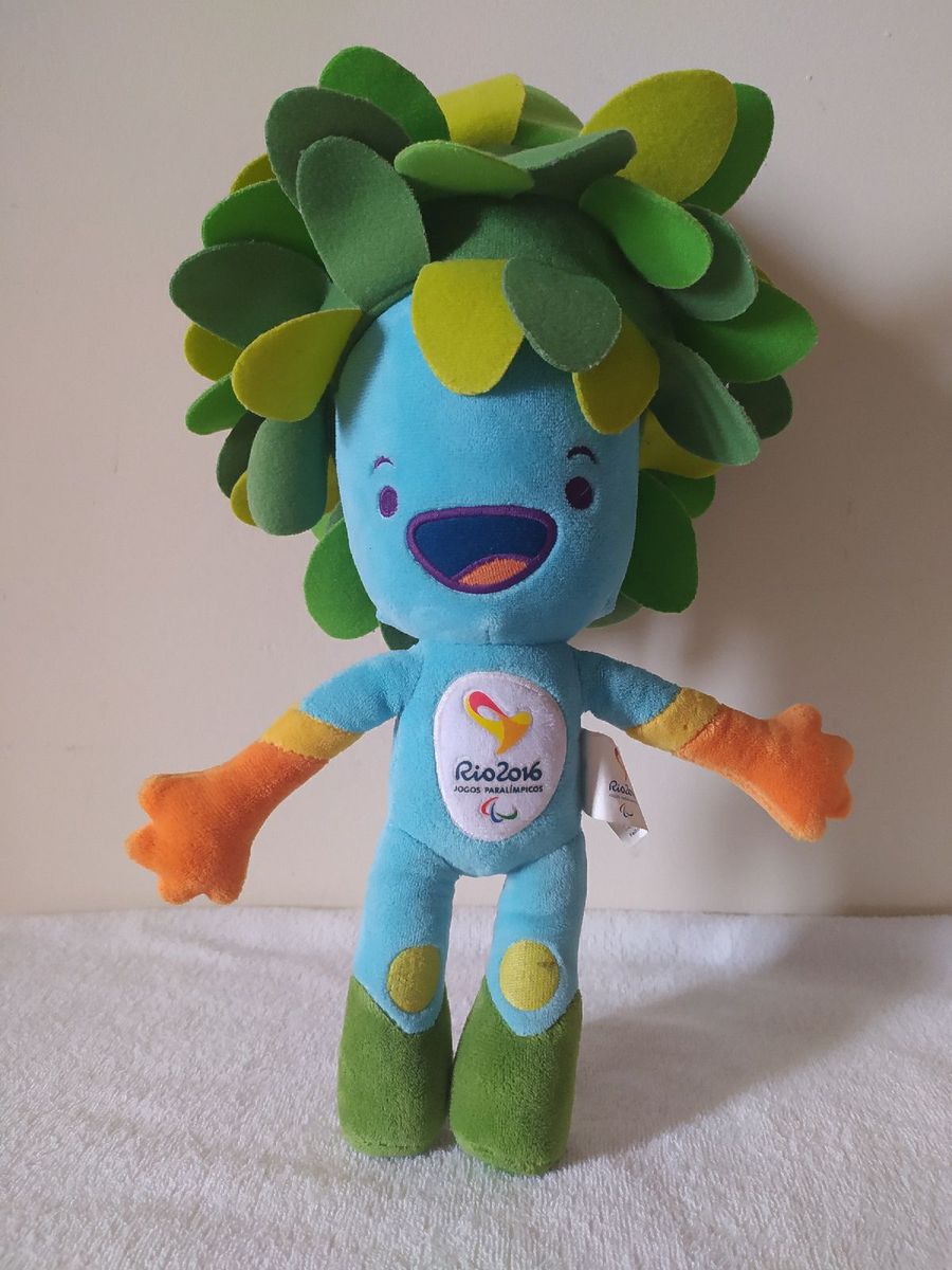 Pelúcia Mascote Paraolímpico Tom Olimpíadas Rio 2016 | Pelúcia Rio 2016 ...