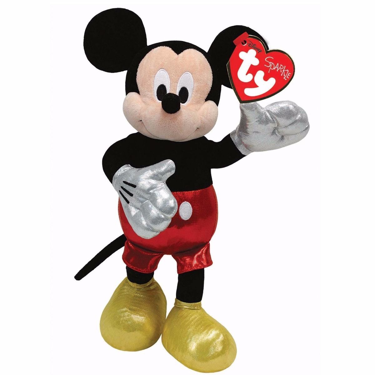 Pelucia Mickey Disney Novo 20 Cm Ty Original | Pelúcia Disney Nunca ...