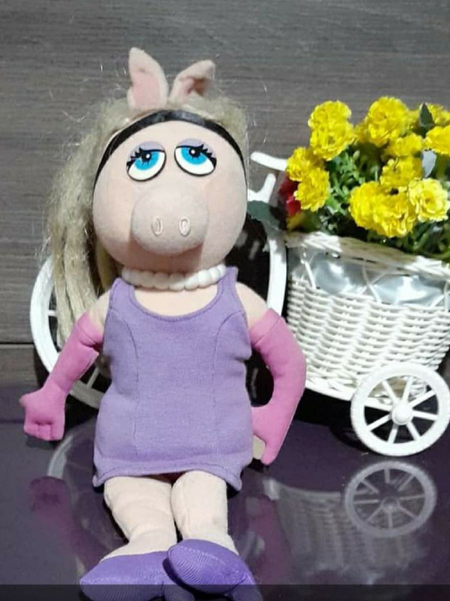 Pelúcia Miss Pig Original Disney Parks Conforme Fotos | Pelúcia Disney ...