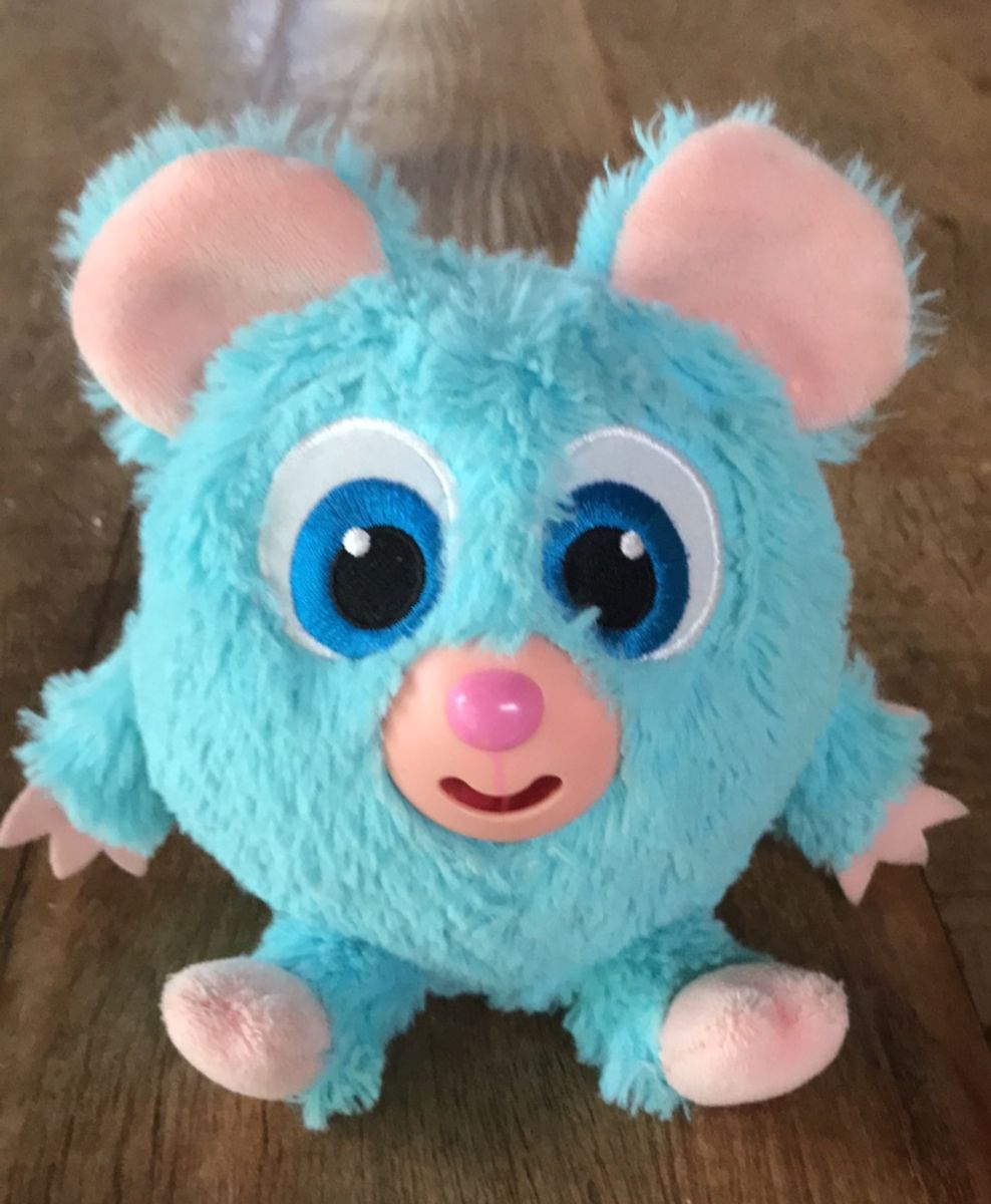 Pelúcia Zigamazoos, Ratinho Azul, Emiti Som e Mostra a Língua ...
