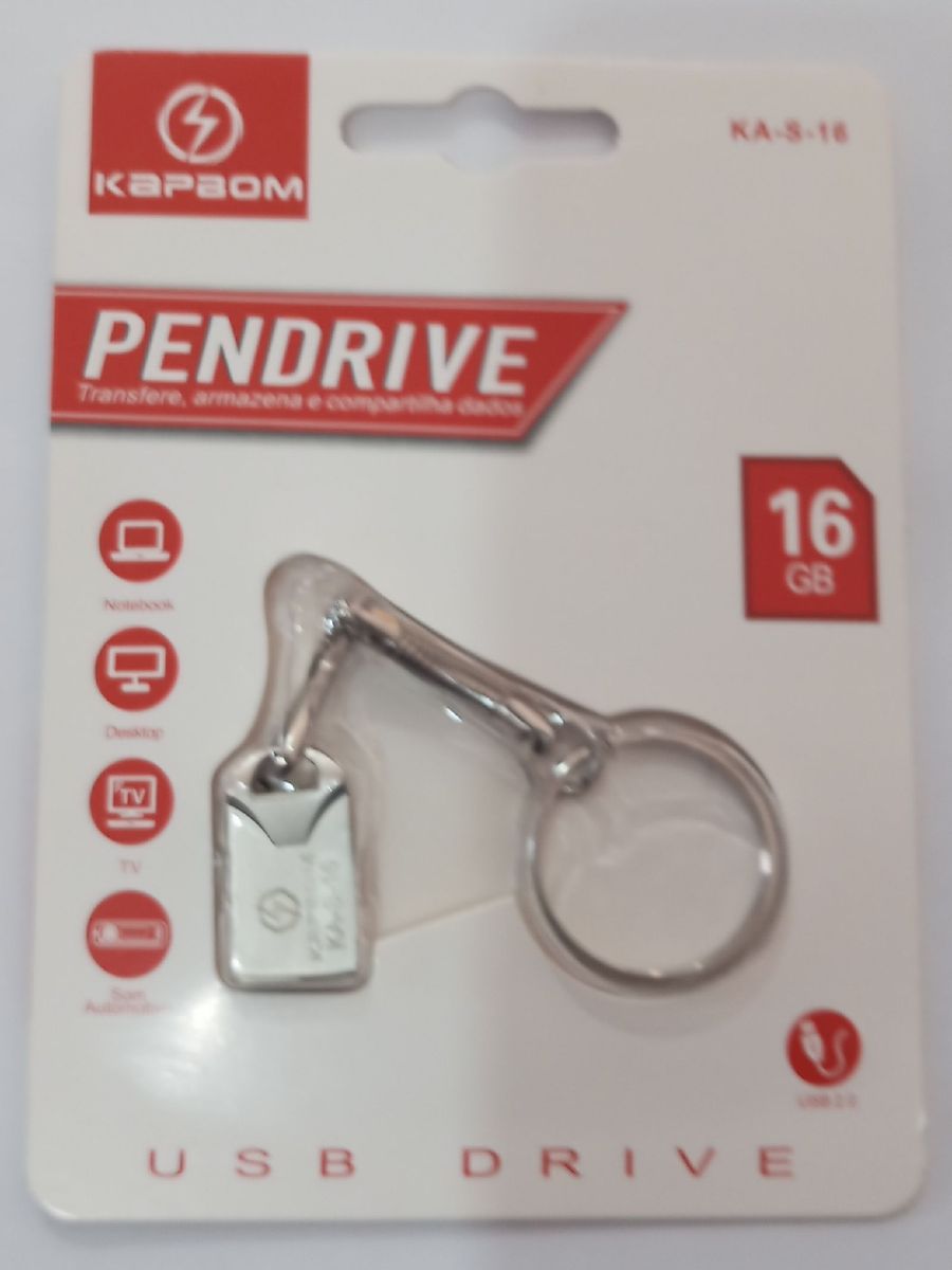 Pen Drive 16 Giga | Pen Drive Kap Bom Nunca Usado 75044124 | enjoei