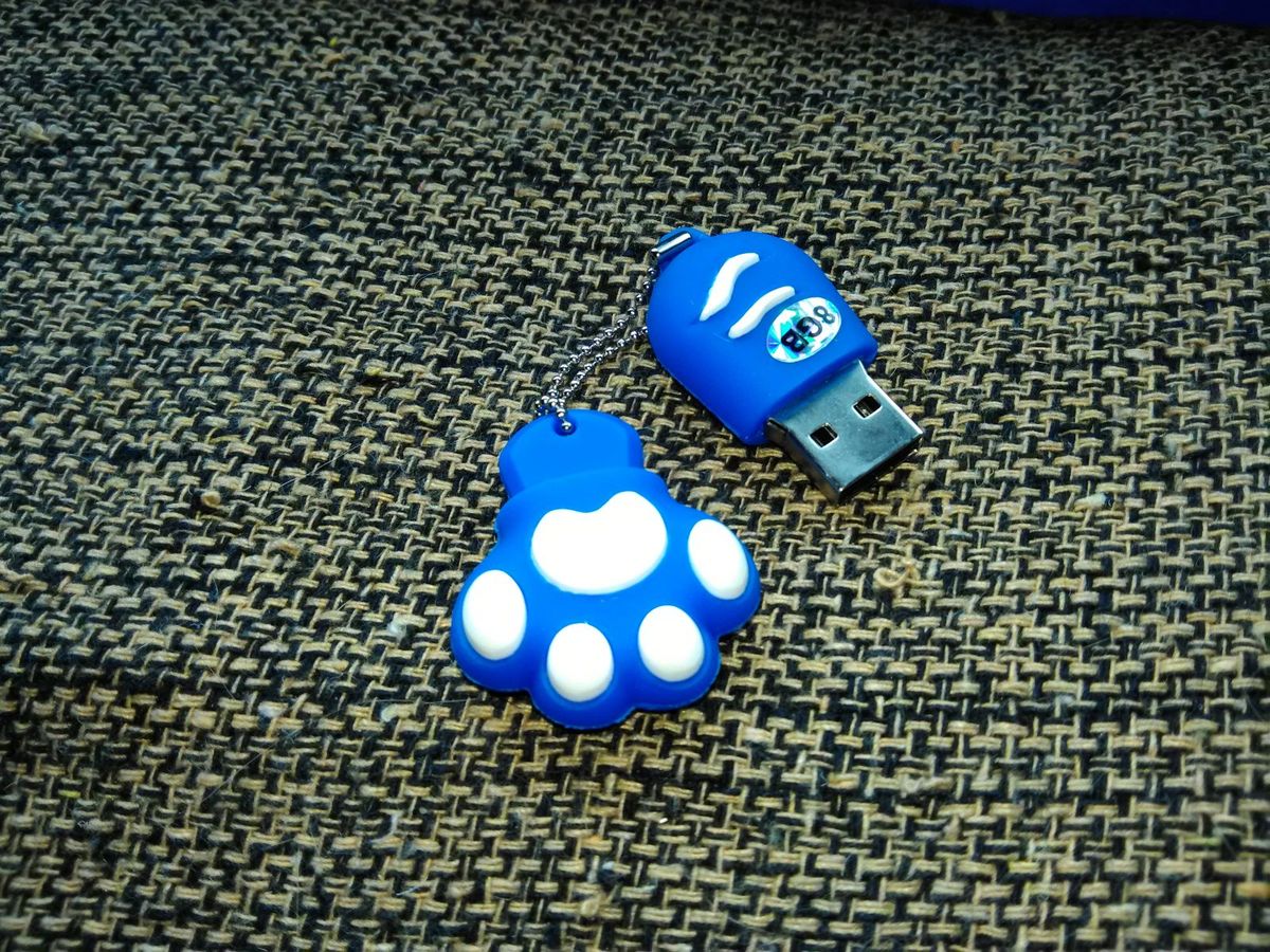 Pen Drive Patinha Azul | Item Info & Eletro Nunca Usado 19457899 | enjoei