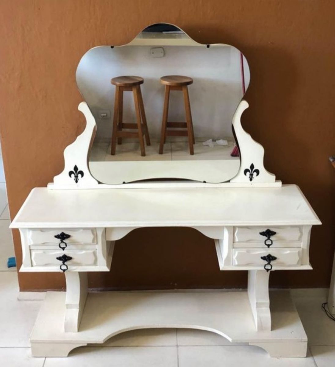 Penteadeira Provençal | Móvel de Antiquário Usado 73807549 | enjoei