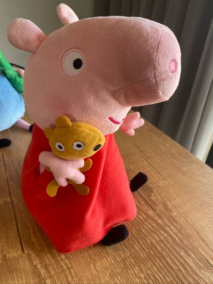 Peppa Pig e Seu Irmão George | Pelúcia Ty Usado 74878525 | enjoei