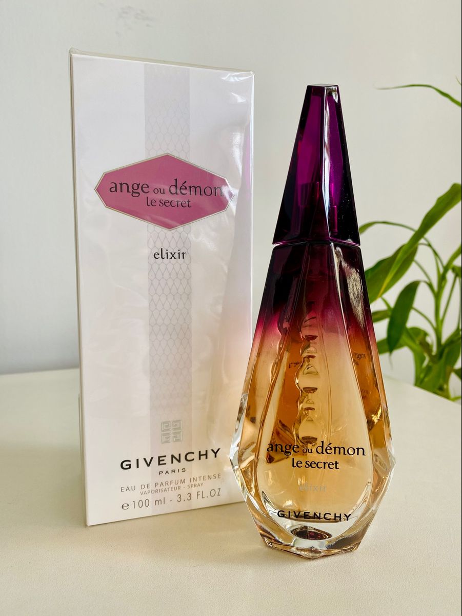 Perfume Ange Ou Demon Le Secret Elixir Givenchy 100ml Descontinuado e Raríssimo | Perfume ...