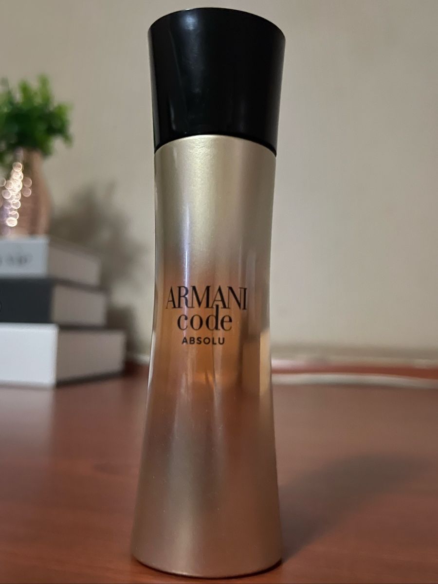 Perfume Armani Code Absolu | Perfume Feminino Armani Usado 75493253 ...