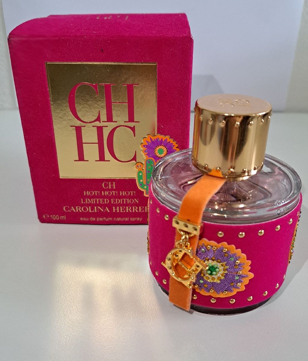 Perfume Carolina Herrera Hot Hot 100ml Novo Original | Perfume Feminino ...