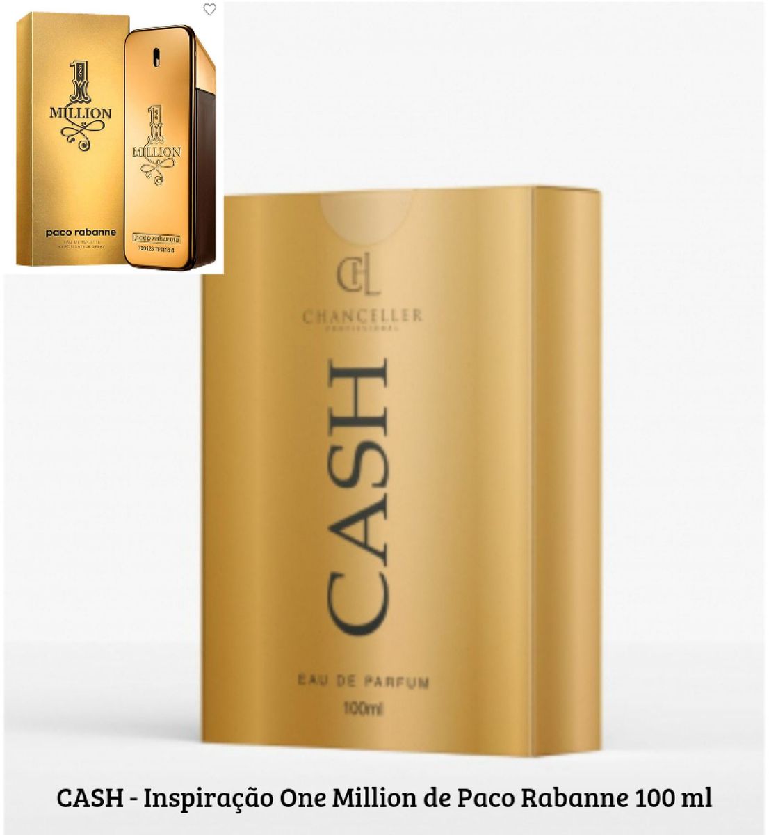 Perfume Cash 100ml - Inspiração One Million de Paco Rabanne | Perfume ...