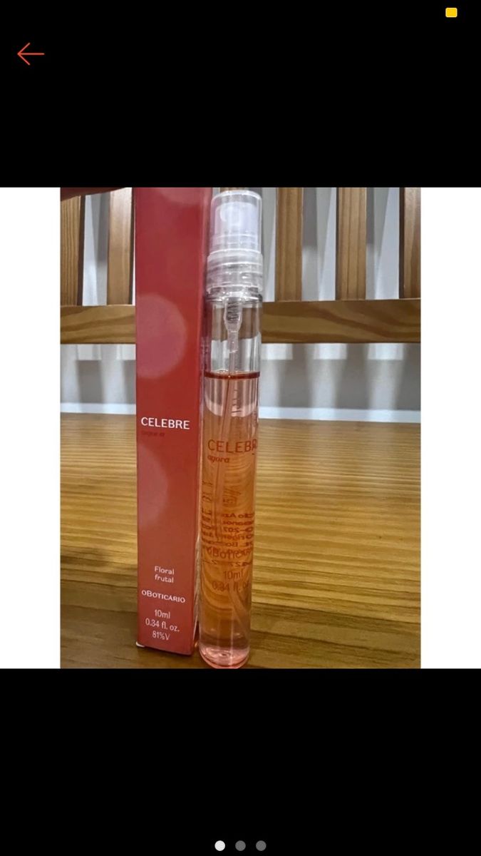 Perfume Celebre Agora | Perfume Feminino Boticário Nunca Usado ...