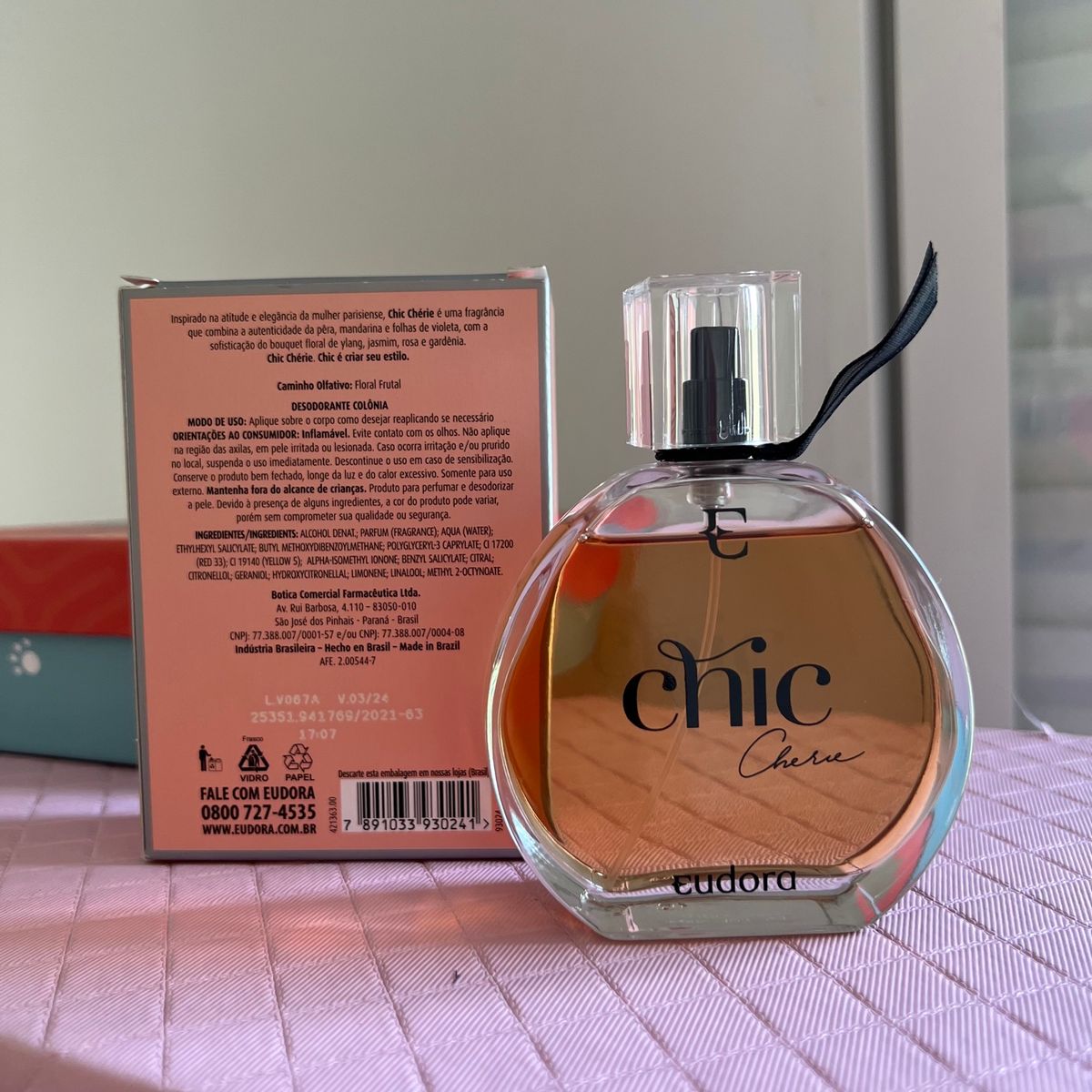 Perfume Chic Cherie - Eudora | Perfume Feminino Eudora Usado 86266494 | enjoei