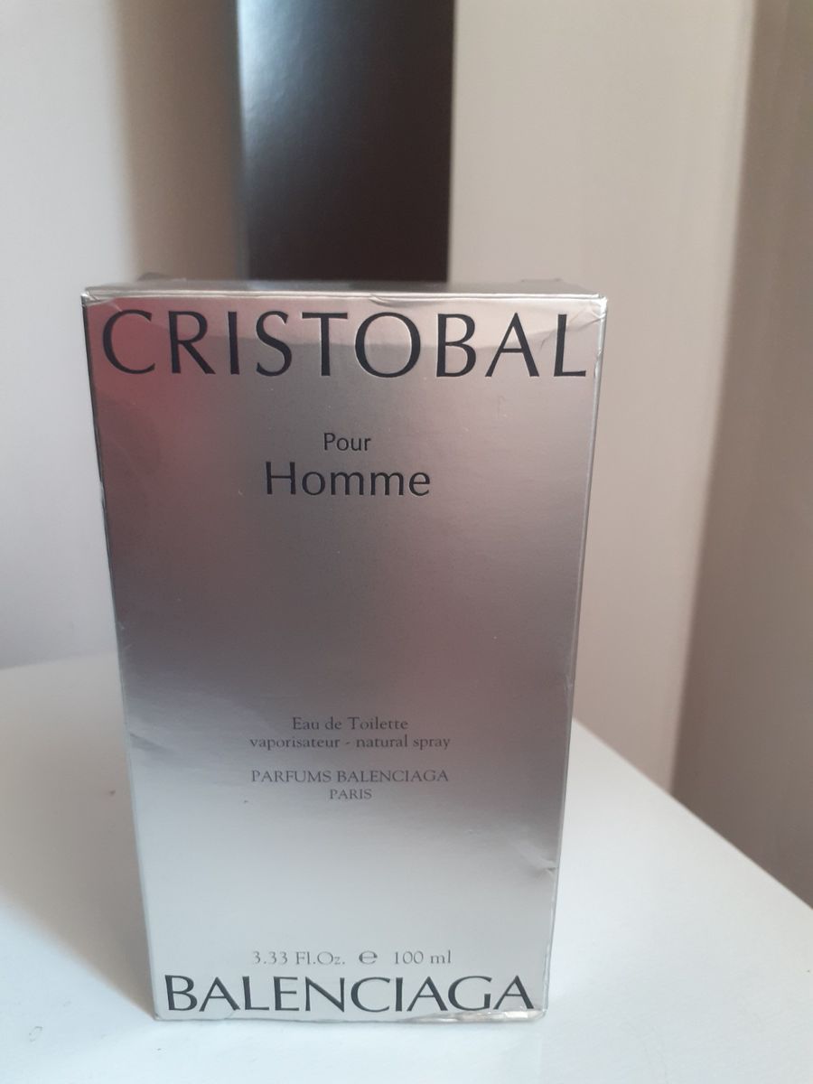 Perfume Cristobal Pour Homme Balenciaga. Frasco de 100ml Vol da Foto ...