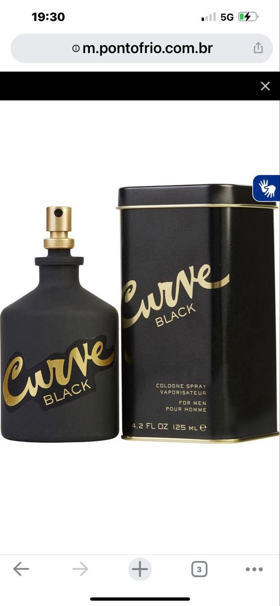 Perfume Curve Black | Perfume Masculino Curve Black Nunca Usado ...