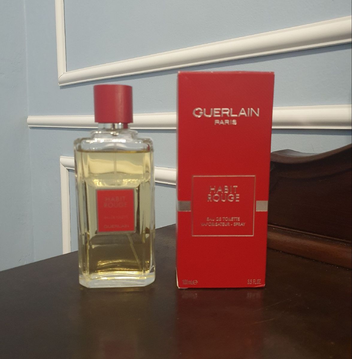 Perfume Habit Rouge Edt 100 Ml | Perfume Masculino Guerlain Usado ...
