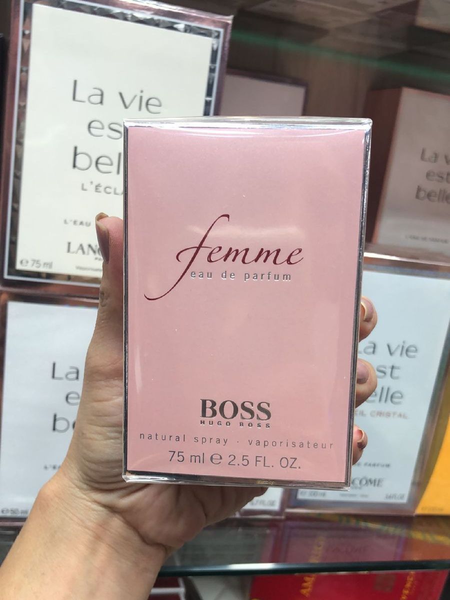 Perfume Hugo Boss Femme Edp 75ml Novo Lacrado Original Exatamente Como ...