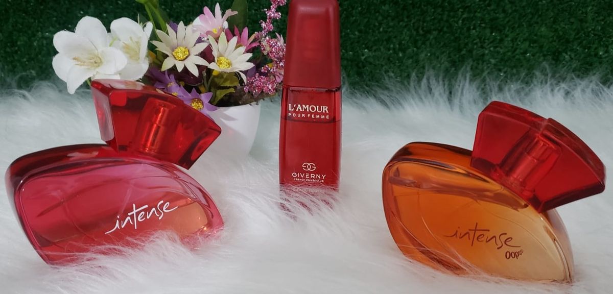 Perfume Intense Ops + Perfume Intense + Perfume L' Amour Boticário ...