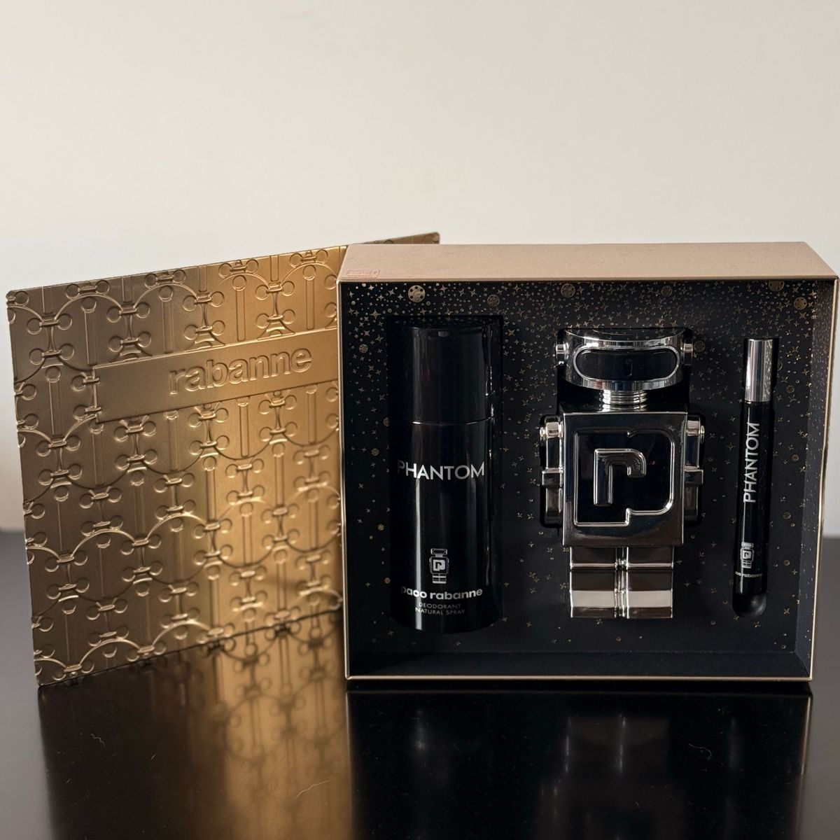 Perfume Phantom 100ml Kit Coffret + Desodorante Aerosol 150ml + Mini ...