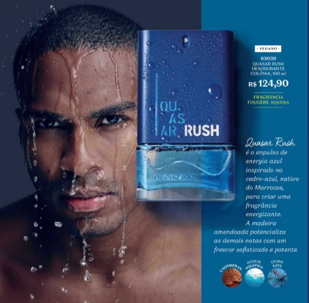 Perfume Quasar Rush | Perfume Masculino O Boticário Nunca Usado ...