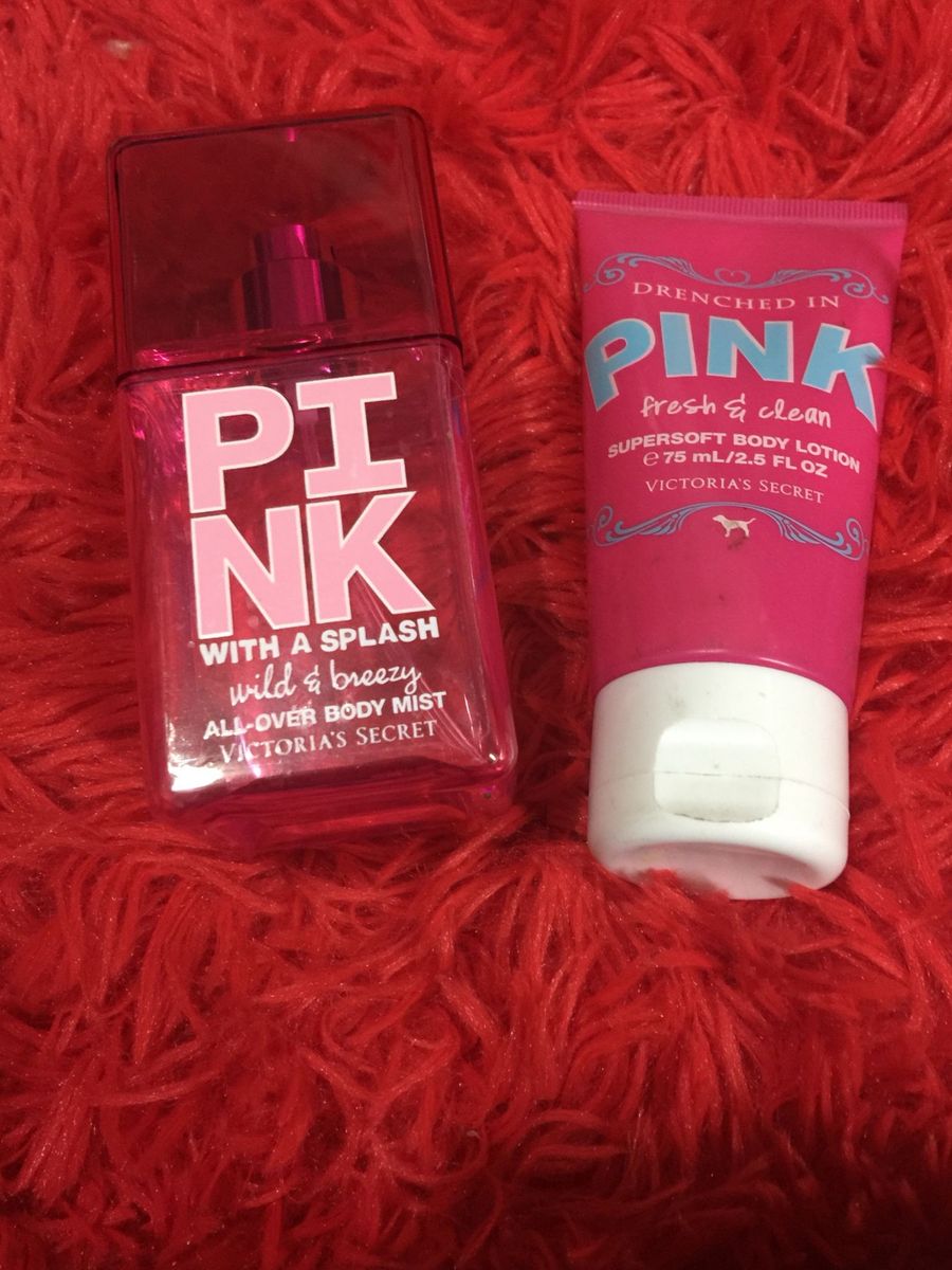 Perfume Victoria’s Secret Pink + Body Splash | Perfume Feminino ...