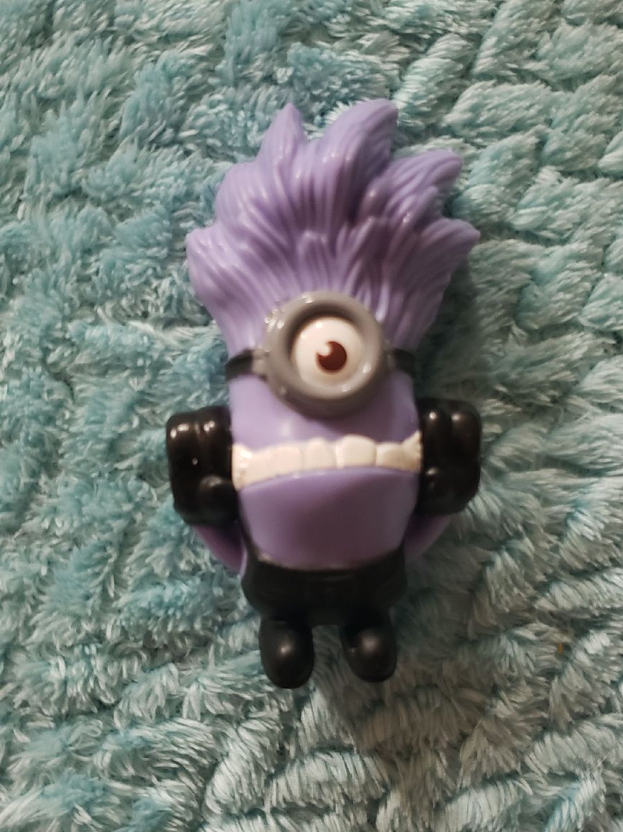 Personagem Minion Roxo Coleção Mcdonald's | Brinquedo Mcdonalds Usado ...