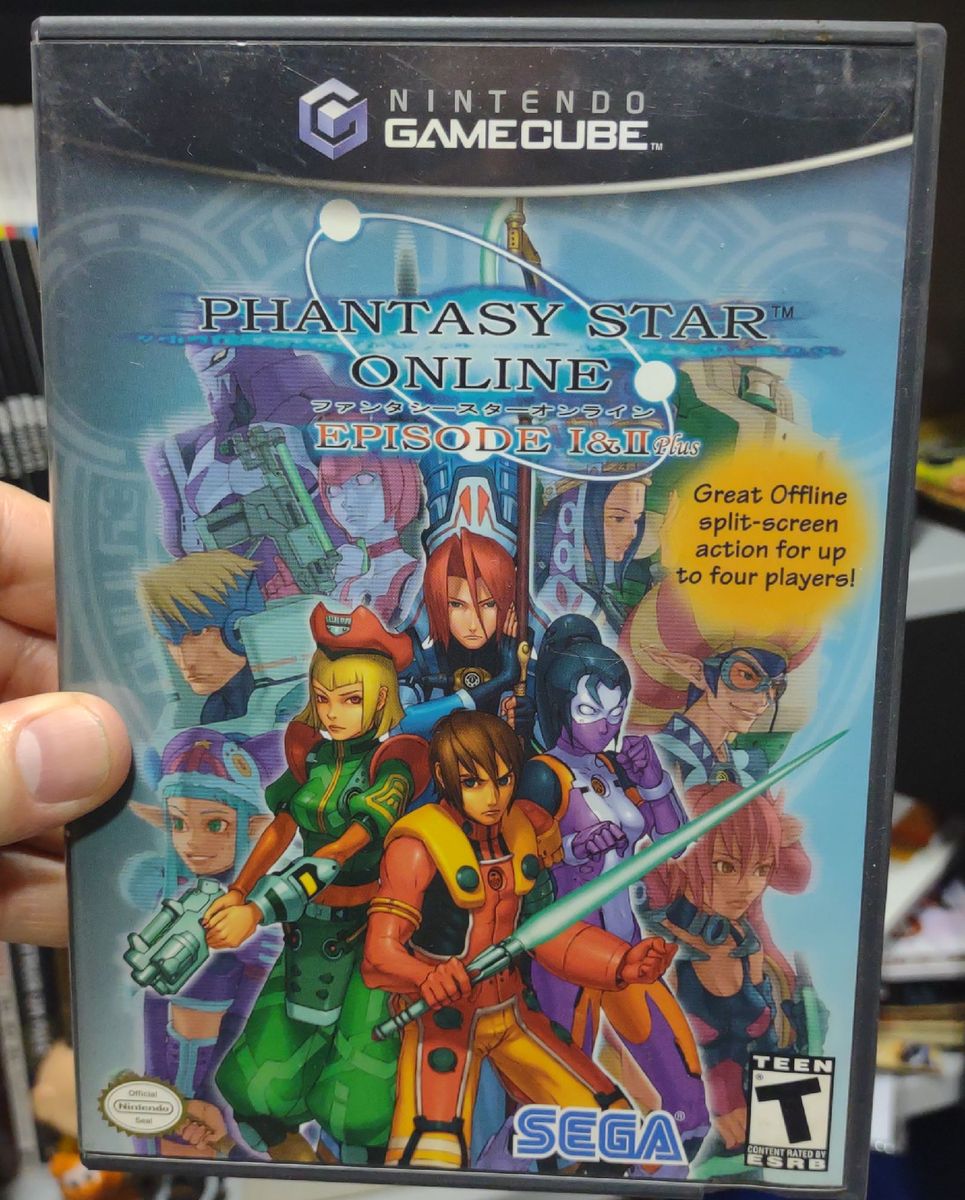 Phantasy Star Online. Episode 1 É 2 Plus. Jogo Gamecube | Jogo de ...