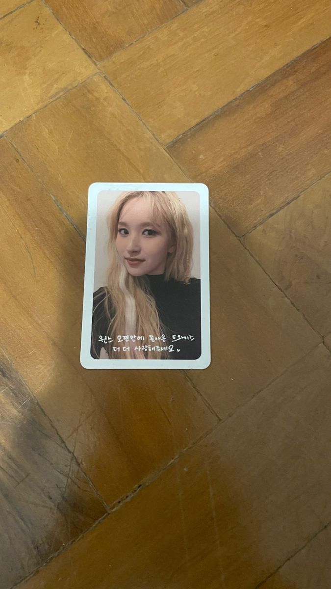 Photo Card Mina do Twice | Item de Música Twice Usado 117245045 | enjoei