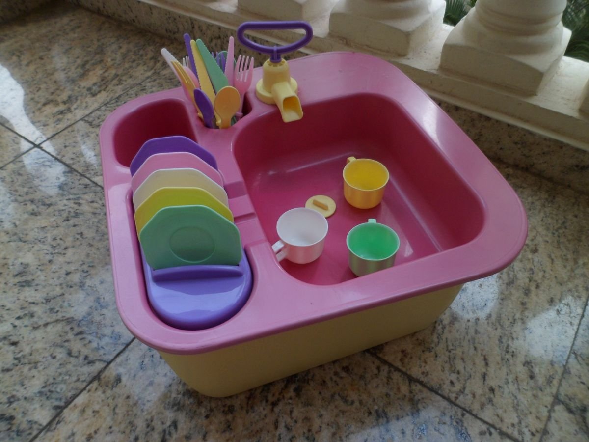 Pia de Brinquedo Acqua Brink | Brinquedo Homeplay Usado 42996641 | enjoei