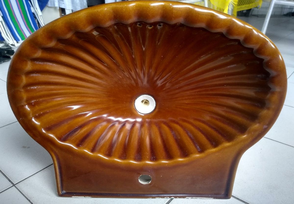 Pia Formato de Concha | Item de Decoração Usado 66375833 | enjoei