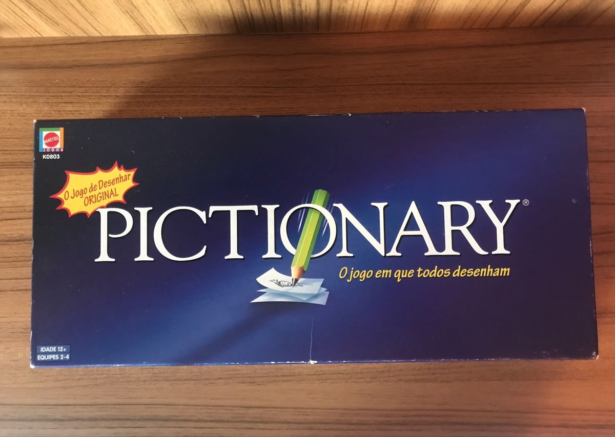 Pictionary - Jogo de Tabuleiro | Jogo de Tabuleiro Mattel Usado ...