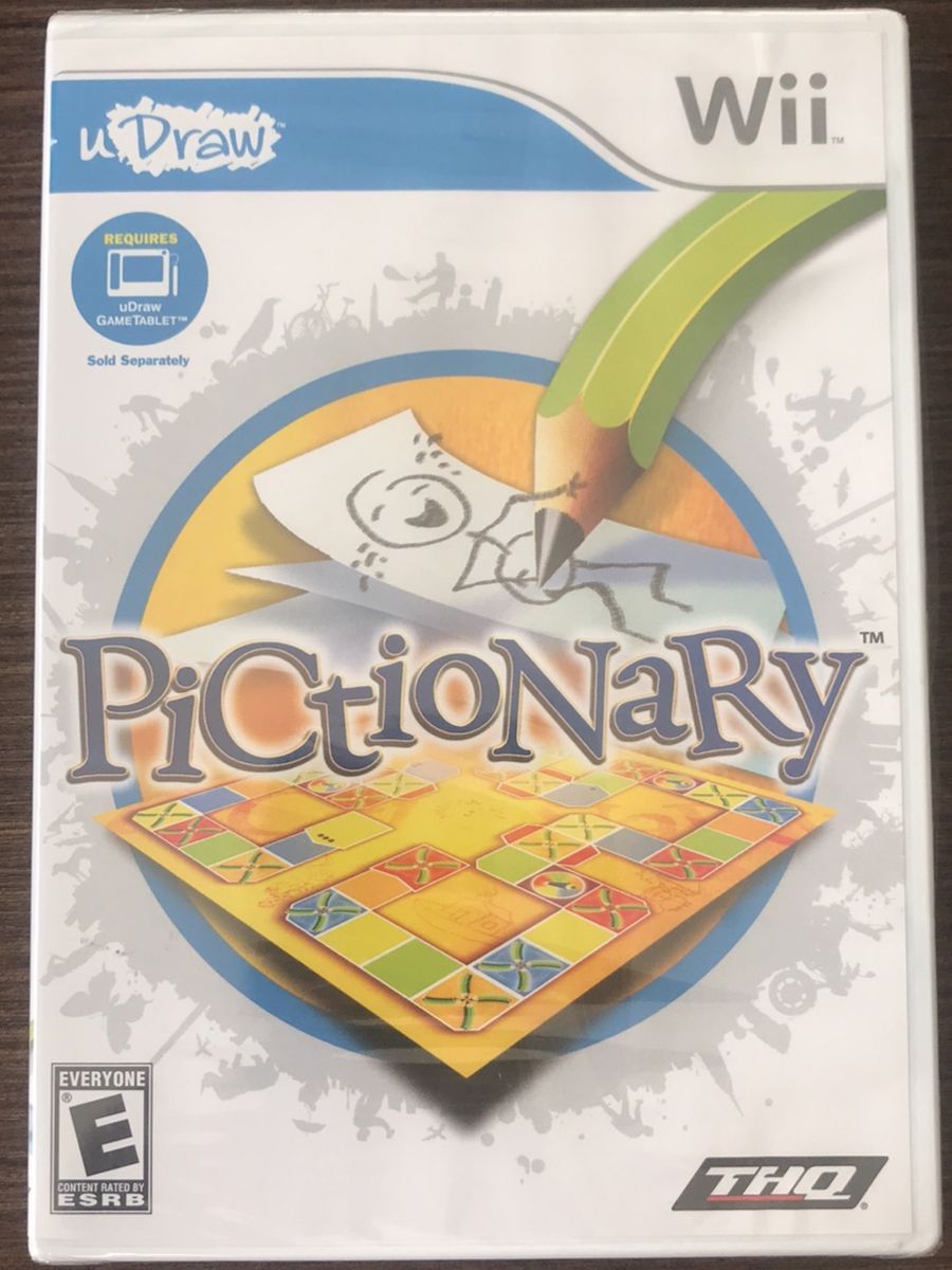 Pictionary Original - Udraw Wii | Jogo de Videogame Wii Nintendo Nunca ...