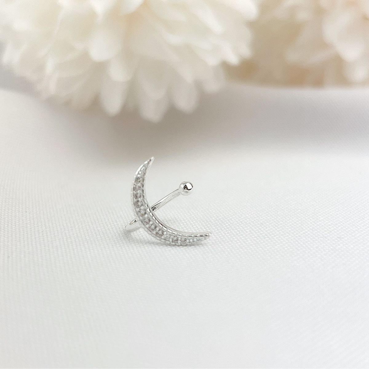 Piercing Fake Lua de Prata | Jóia Feminina Nunca Usado 94856734 | enjoei