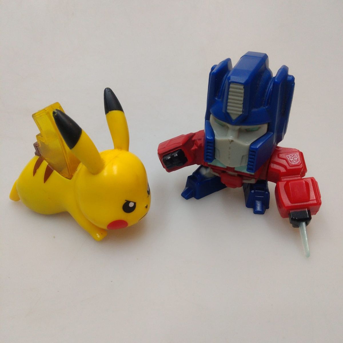 Pikachu e Miniatura Transformers Mcdonald´s | Brinquedo Mcdonald´S ...