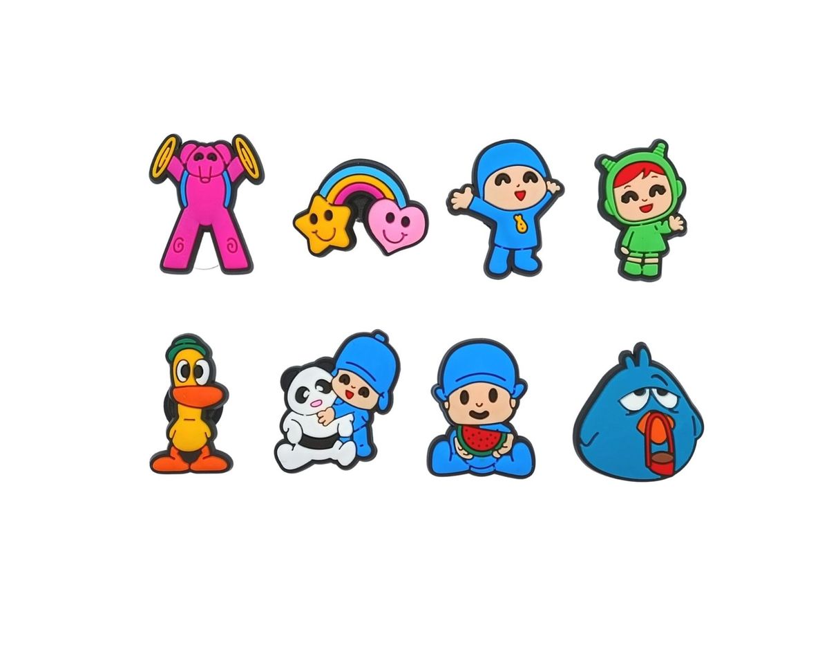 Pin para Crocs Turma do Pocoyo Kit com 8 Pins | Item Infantil Nunca ...
