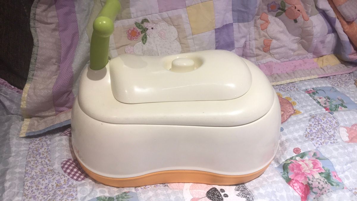 Pinico, Adaptado para Vaso e Plataforma | Item Infantil Combi Usado ...